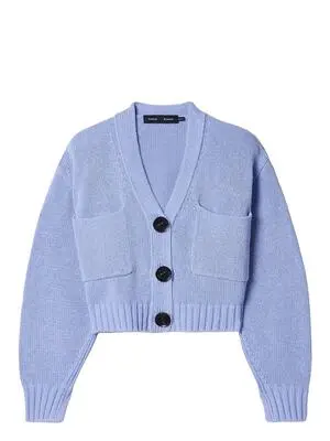 Proenza Schouler Sofia Cropped Cardigan - Blue