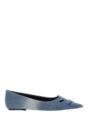 Marc Jacobs The Denim Kat' Ballet Flats - Blue