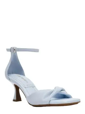 Anne Klein Anne Klein Jessie Ankle Strap Sandal Light Blue Smooth