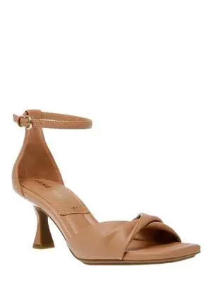 Anne Klein Jessie Ankle Strap Sandal - Tan Smooth