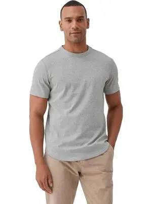 SURFSIDE SUPPLY CO. Salty Scoop Jersey Tee - Heather Grey