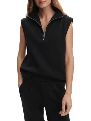 Varley Magnolia 2.0 Sleeveless Half Zip - Black