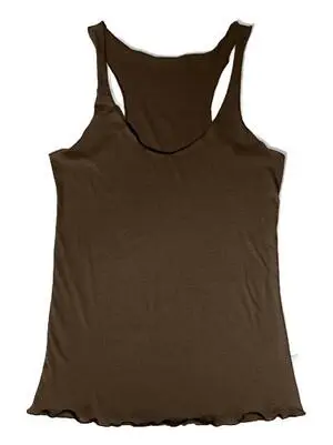 ODDOBODY ODDOBODY Organic Cotton Roller Tank Chestnut