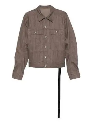 Rick Owens Trucker Jacket - Dark Dust
