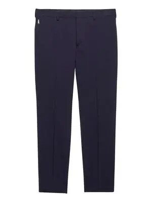 Prada Stretch-wool Trousers - Blue