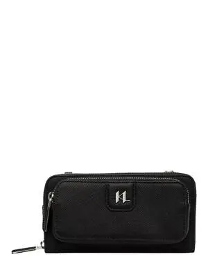 Karl Lagerfeld Logo-plaque Belt Bag - Black
