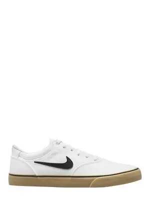 Nike Canvas Lace-up Sneakers - White