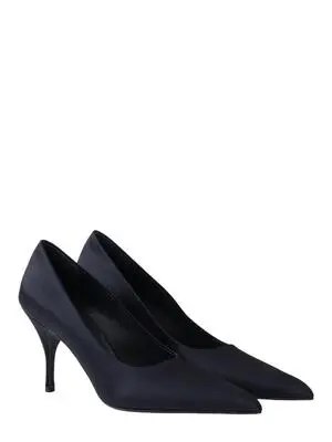 Prada Prada Satin Pumps Navy