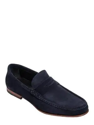 To Boot New York TO BOOT NEW YORK Dylan Suede Penny Loafer Blue