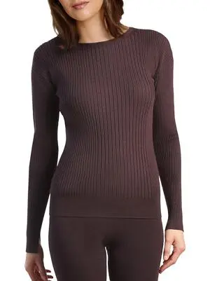 OYUN Ribbed Crew Neck Pullover - Acai
