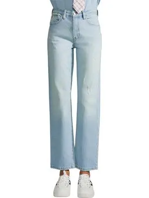 KANCAN Marisela High-rise Straight Jeans - Light Wash