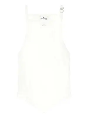 COURREGES Pointy Tank Top - White