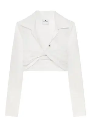 COURREGES Twist-detailing Shirt - White