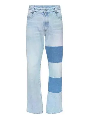 MAISON MARGIELA Stripe-detail Jeans - Blue