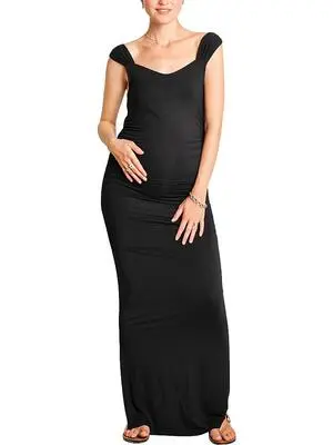 NOM MATERNITY Zoey Dress - Black