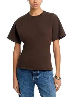 EB DENIM Eero Wide Sleeve Tee - Saddle