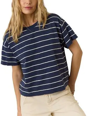 MARINE LAYER Vintage Slub Crop Tee