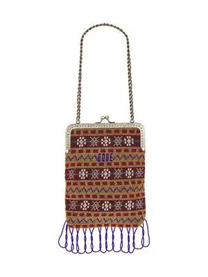 BODE BODE Beaded Bracken Frame Bag