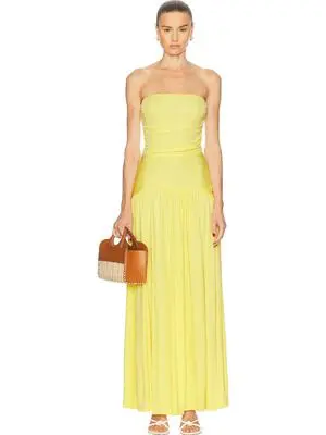 Staud Mariana Maxi Dress - Pale Honey