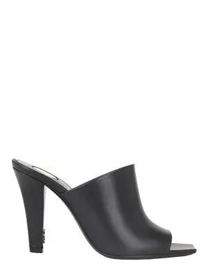 Saint Laurent Jill Mule Sandal - Nero