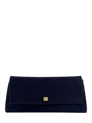 Khaite Audrey Clutch - Midnight Navy