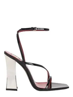 Saint Laurent Zora Sandal In Black - Nero