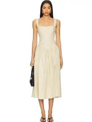 Tularosa Allie Midi Dress - Oat