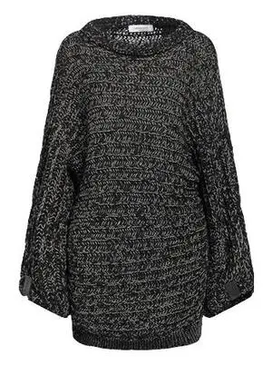 Fabiana Filippi Sweater In Polyester, Cotton, And Polyamide - Black