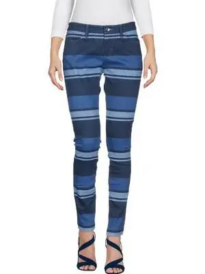 Dolce & Gabbana Cotton-blend Skinny Jeans With Leather Details - Blue