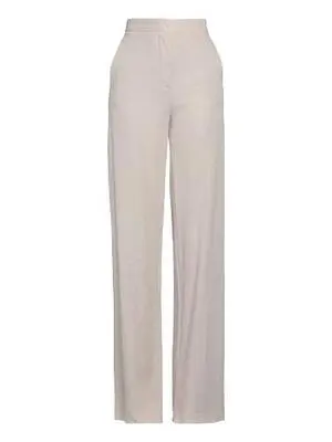 Max Mara Wide-leg Flannel Pants - Beige