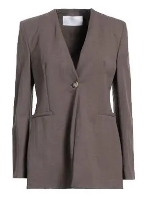 Harris Wharf London Blazer Pastel Grey