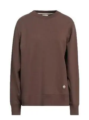 Tory Burch French Terry Sweatshirt - Brown