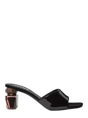 Versace 70mm Bright Crystal Sandals - Black