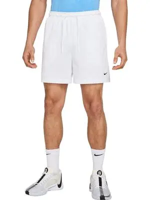 Nike Dri-fit 5" Mesh Basketball Shorts - White