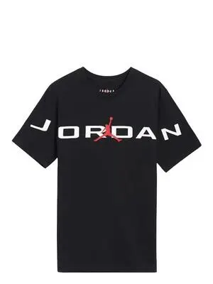 JORDAN Air Short Sleeve T-shirt - Black/red/white