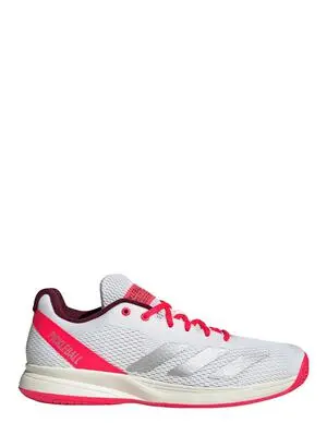 Adidas Pickleball Sneakers - Cloud White/silver Metallic/lucid Red