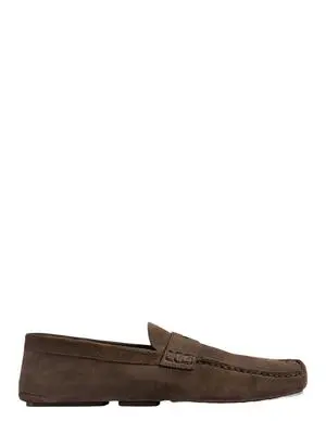 KHAITE Billy Loafer In Pebbled Leather