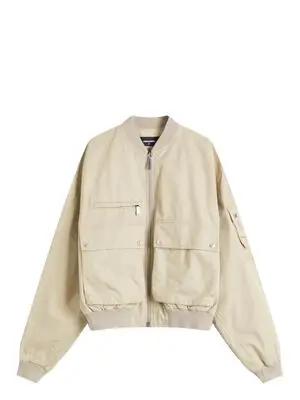 Dsquared2 Utility Bomber Jacket - Stone