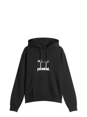 POSTAL Safety Pin Hoodie - Black