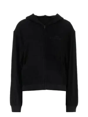 Balenciaga Zip-up Hoodie - Black