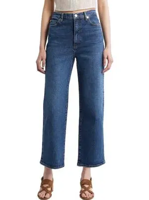 FRAME The Wide High-waist Ankle Jeans - Archie