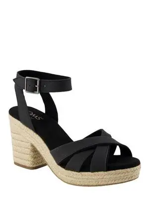 Toms TOMS Majorca Platform Sandals Black