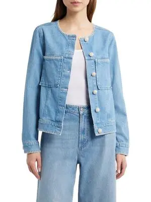 Rails Lido Whipstitch Denim Jacket - Harbor