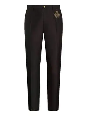 DOLCE & GABBANA Dolce & Gabbana Logo-Embroidered Trousers