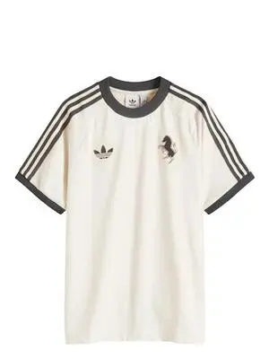 Adidas Juventus Fc Og 3 Stripe T-shirt - Wonder White