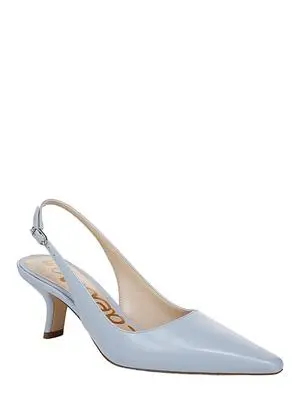 Sam Edelman Bianka Slingback Kitten Heels Blue