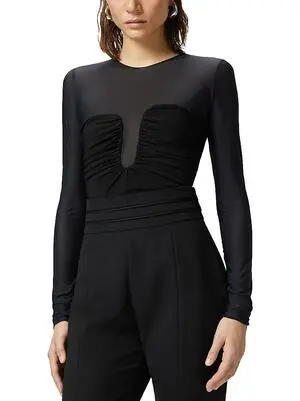 Pinko Jersey Bodysuit - Limo Black