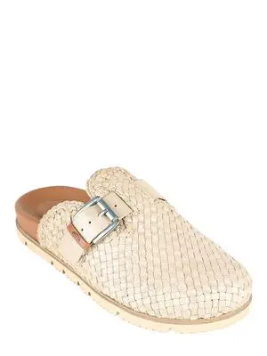 KENNETH COLE Brantley Woven Clogs - Sand Woven