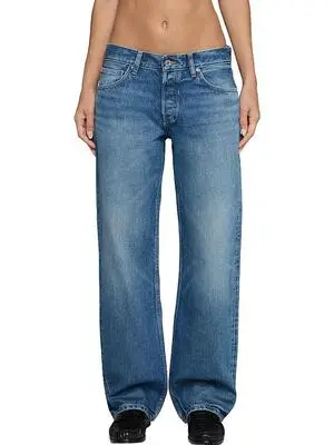 EB DENIM Low Rise Baggy Straight Jeans - Eagle