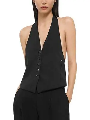 Helmut Lang Halter Vest - Black